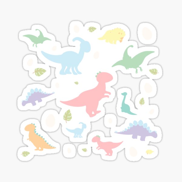 "Dinosaur Egg Pack" Sticker for Sale by IstoriaDesign | Redbubble