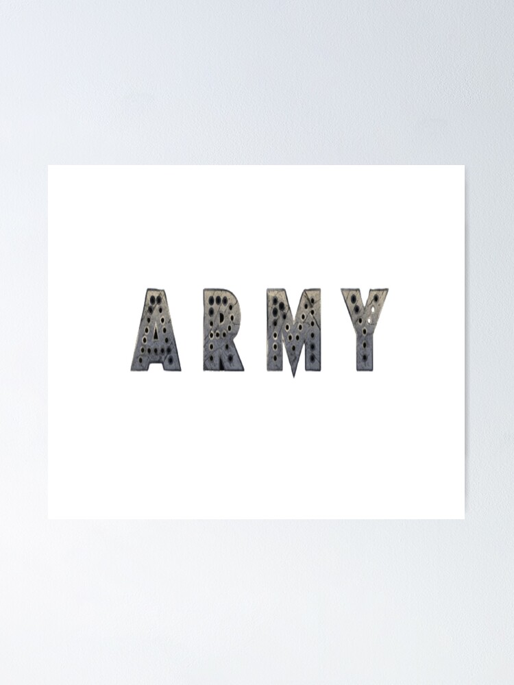 "Army." Poster for Sale by Altyn6 | Redbubble