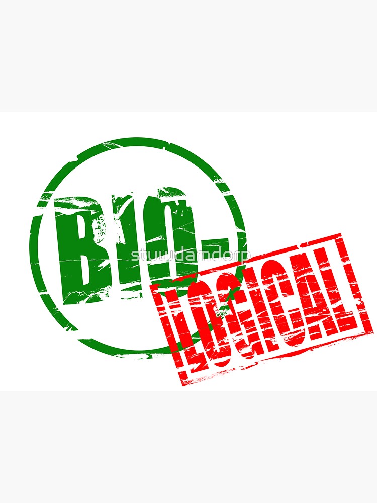 "Biological rubber stamp effect" Sticker for Sale by stuwdamdorp ...