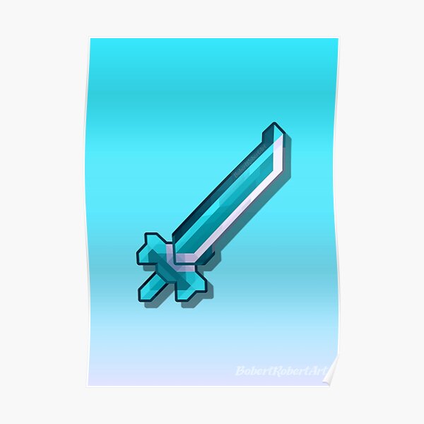 "Terraria Ice Blade" Poster for Sale by BobertRobertArt | Redbubble