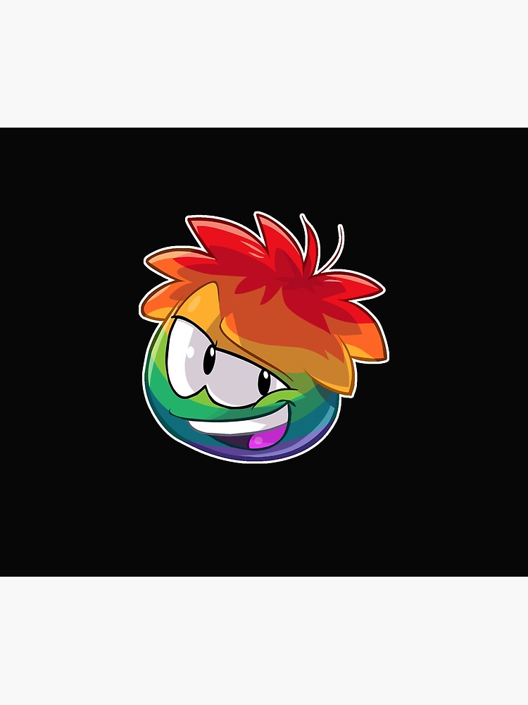 "Rainbow Puffle" Poster by DominicDisign | Redbubble