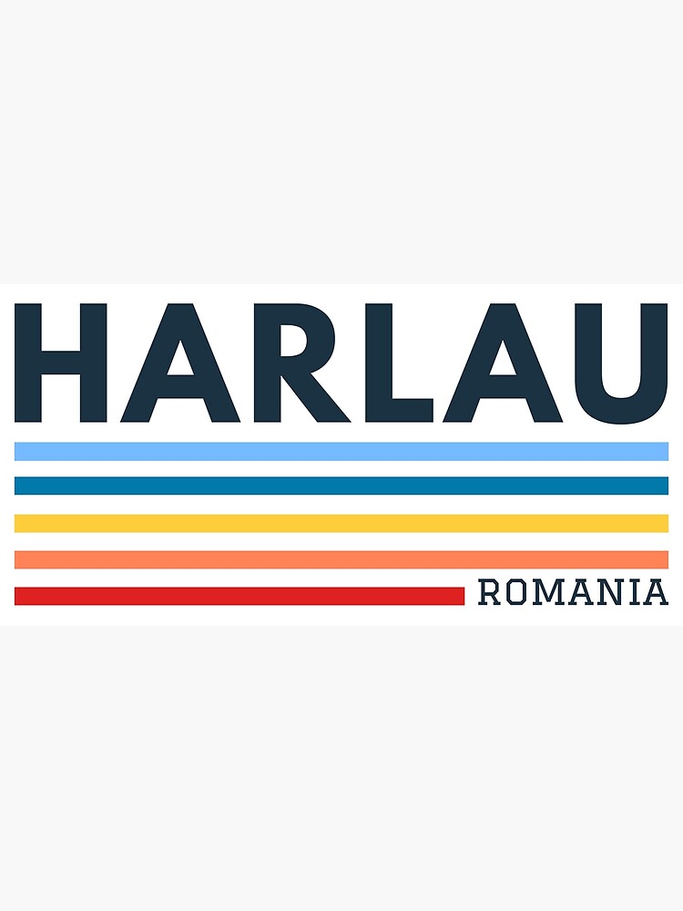 "Harlau Romania" Poster for Sale by europelines | Redbubble