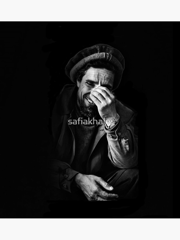 "National Hero Of Afghanistan(Ahmad Shah Massoud)" Art Print by ...