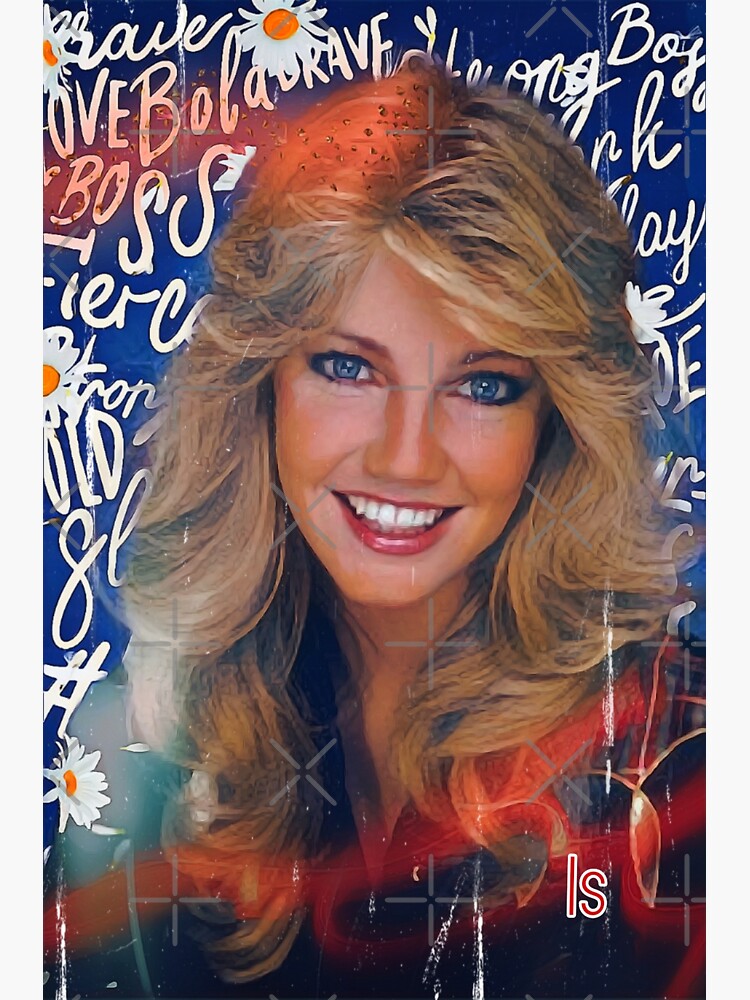 "Heather locklear" Sticker for Sale by V2711S | Redbubble