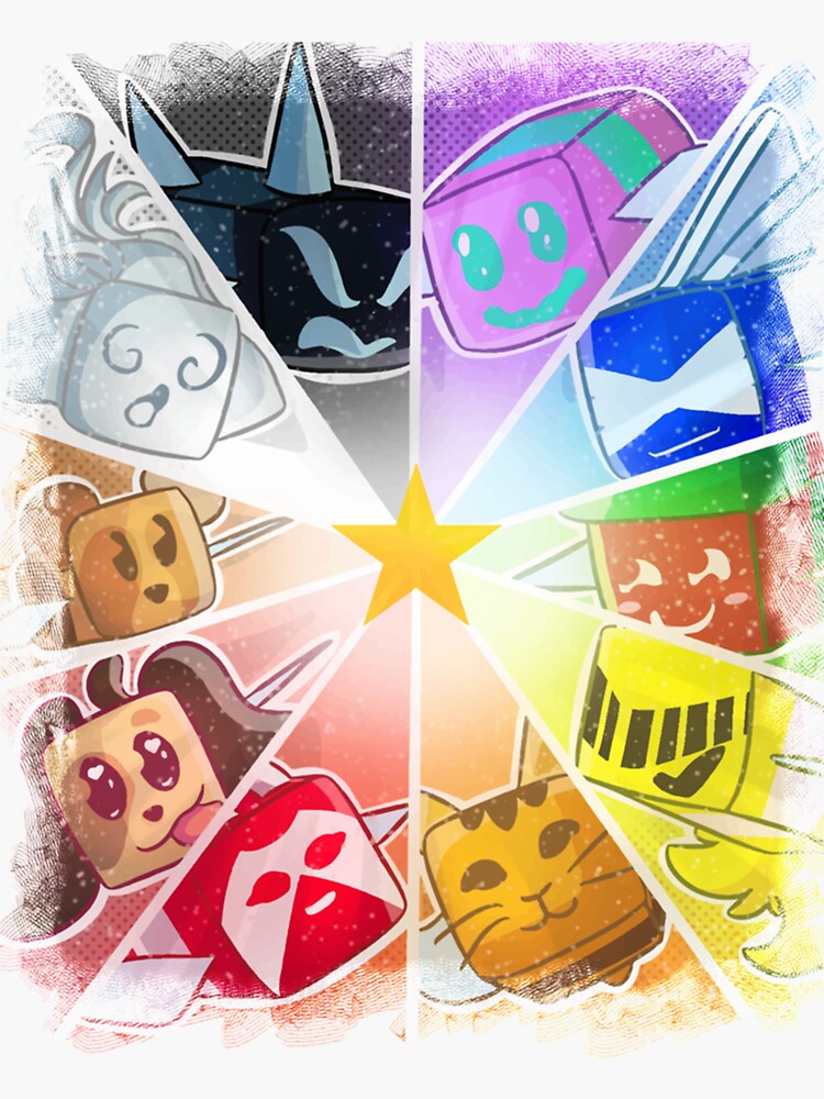 "Happy Bee Swarm Simulator " Sticker by Exoticd3sign | Redbubble