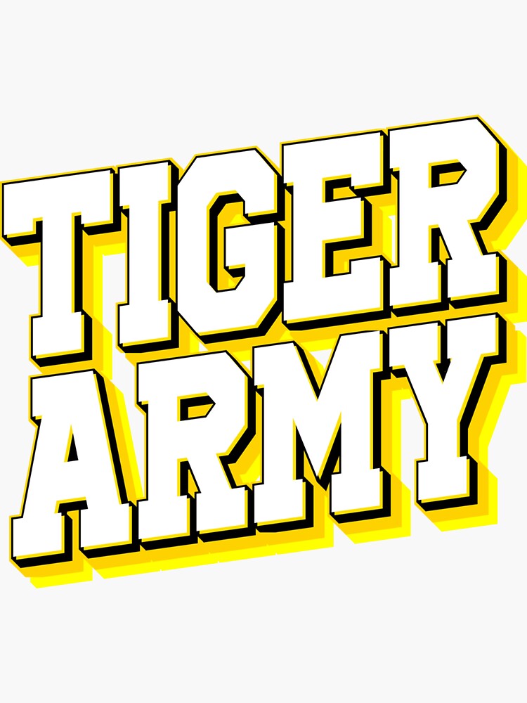 "Tiger Army Sticker" Sticker by YannikSeidel | Redbubble
