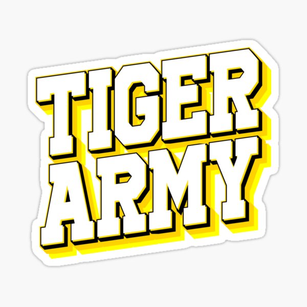 "Tiger Army Sticker" Sticker by YannikSeidel | Redbubble