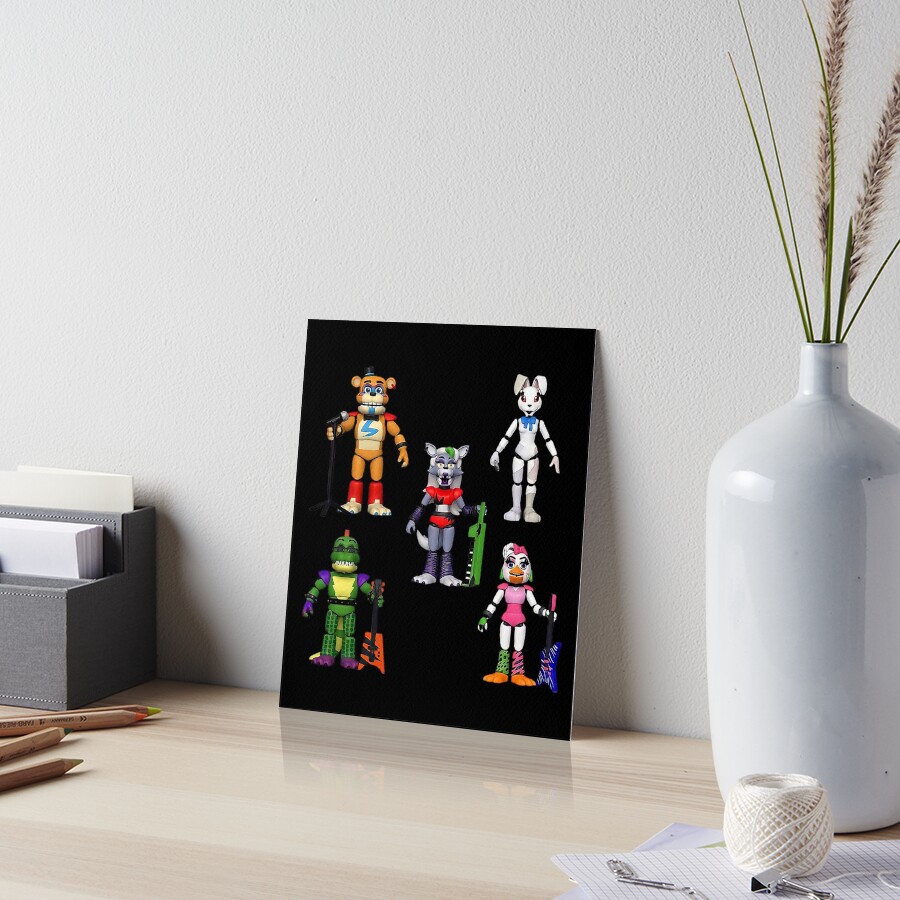 "fnaf security breach " Art Board Print by Moncef-20 | Redbubble
