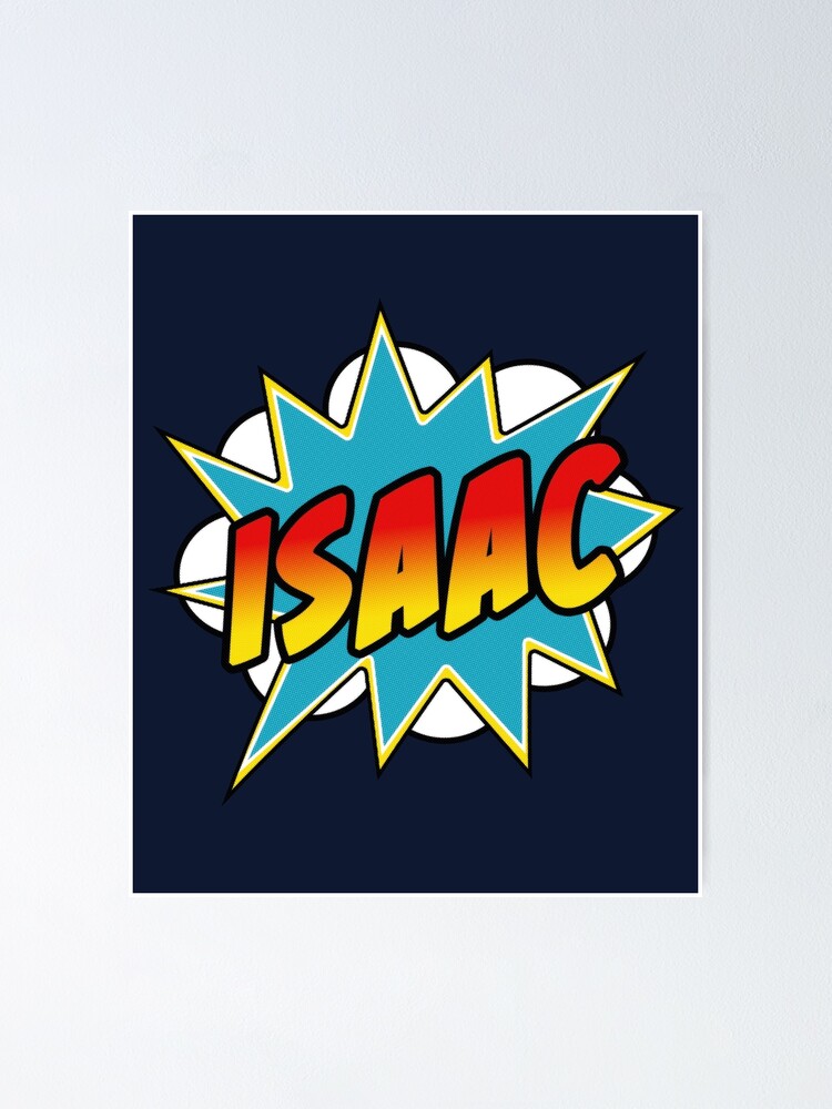 "Boys Isaac Name Comic Book Superhero" Poster for Sale by Rixta82 ...