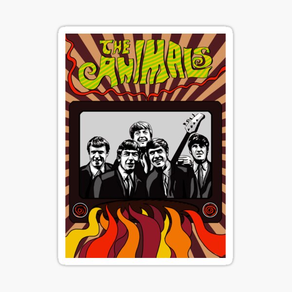 "The Animals band, Eric Burdon Classic" Sticker for Sale by ...