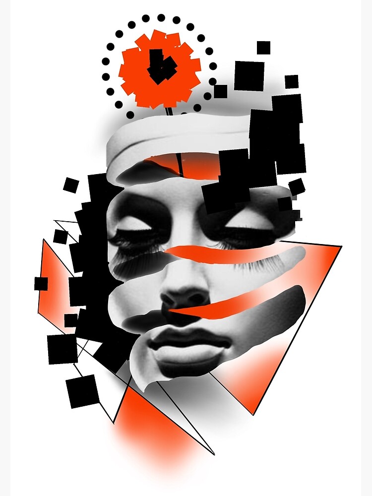 "Realistic abstract trash polka 2" Art Print for Sale by maffikus ...