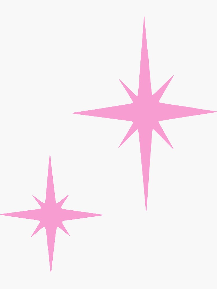 "Second Star To The Right Pink" Sticker for Sale by ThatDesignGuy ...