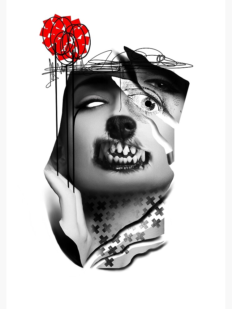 "Realistic abstract trash polka 3" Poster for Sale by maffikus | Redbubble