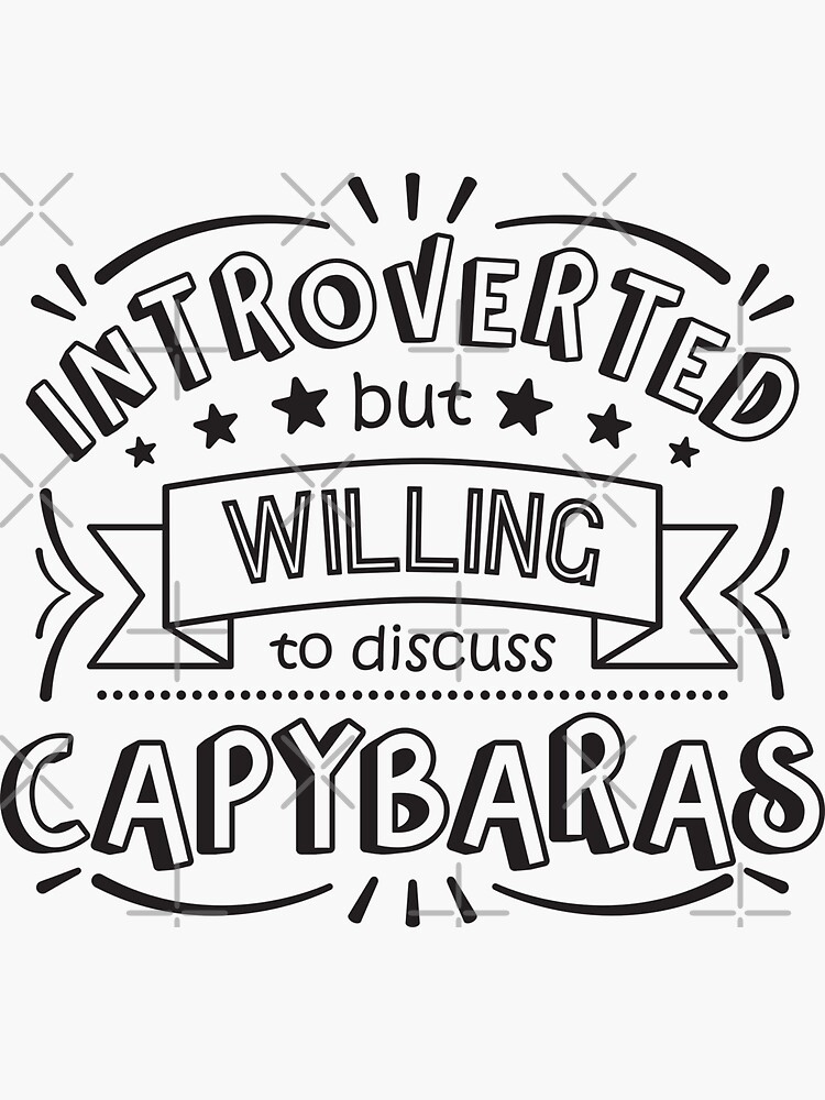 Pegatina «Introvertido pero dispuesto a hablar sobre el diseño de la ...