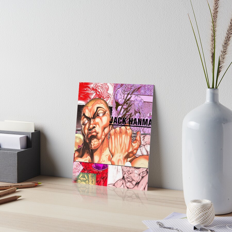 "Jack Hanma (Baki Grappler)" Poster by ArizonaJagger | Redbubble