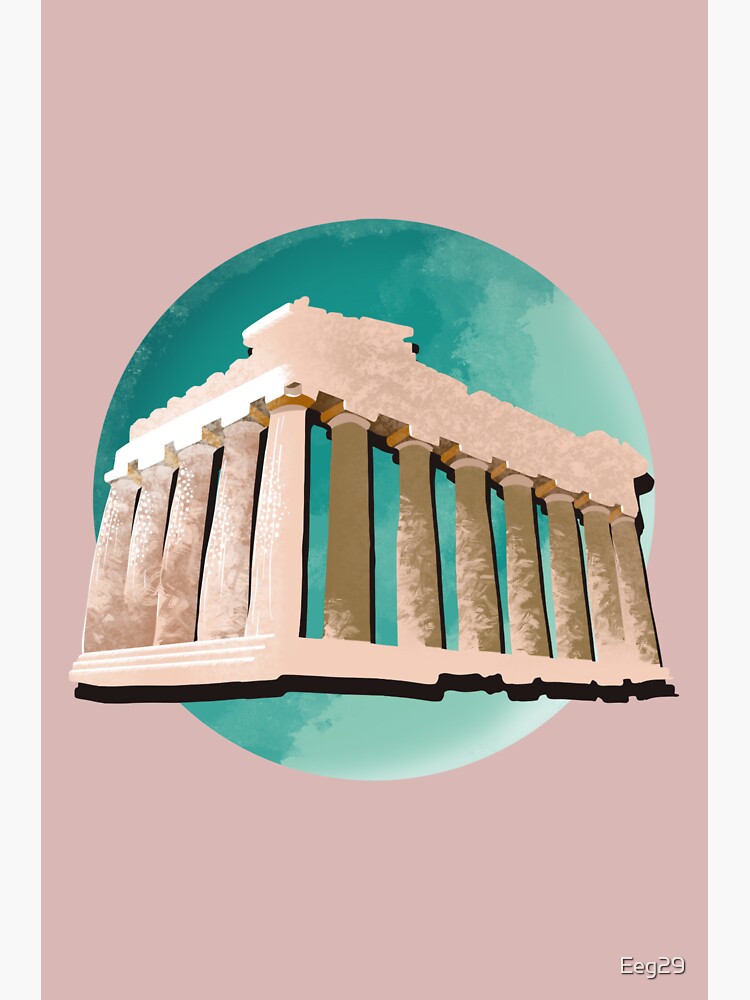 "Athens, Greece Design / Architectural / Art / Wall Decor" Sticker for ...