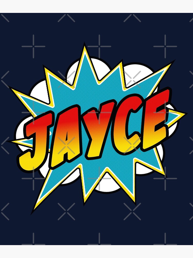 Poster « Garçons Jayce Nom Bande Dessinée Super-Héros », par Rixta82 ...