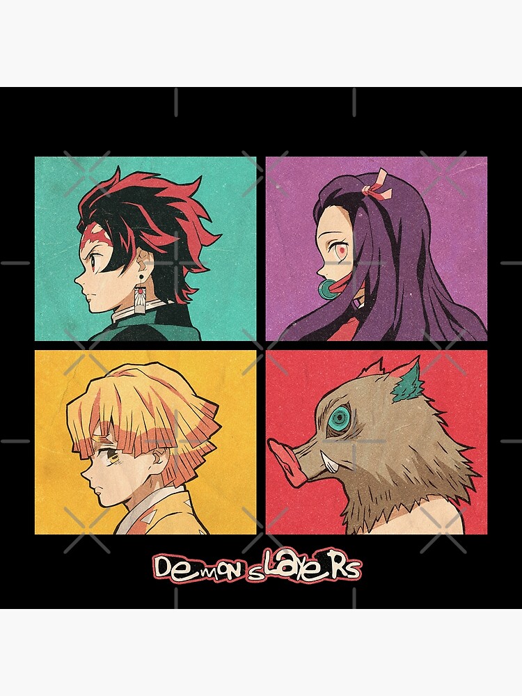 "Kimetsu No Yaiba The Demon Slayer Corps" Art Print by KaiBa-Design ...