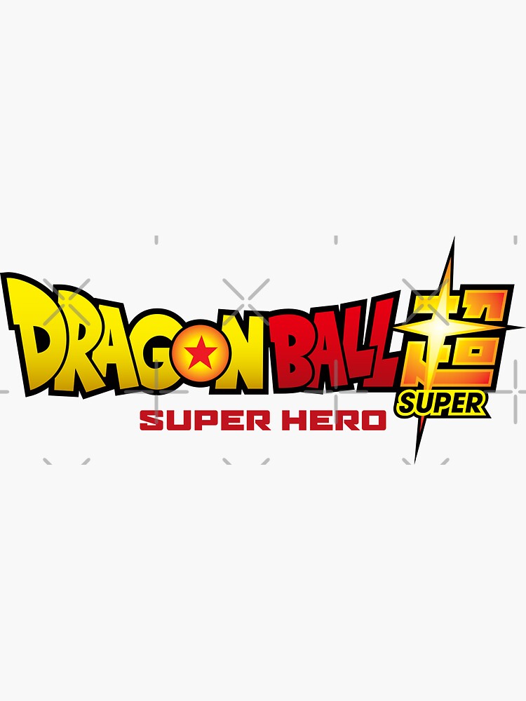 "Dragonball Super Superhero Super Hero Goku Gohan Logo" Sticker for ...