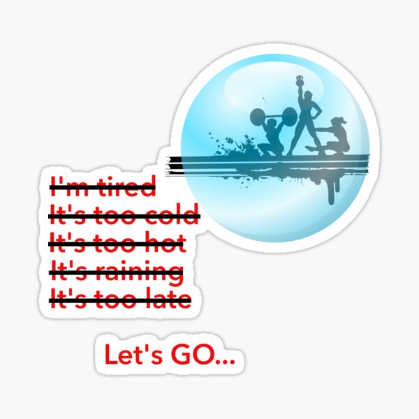 "Let's GO" Sticker by AlphaRid | Redbubble