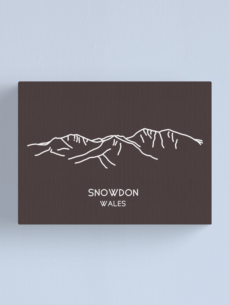Leinwanddruck For Sale Mit Snowdon Von Hannah Price Redbubble