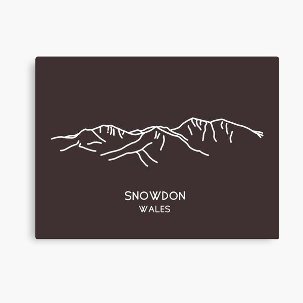 Leinwanddruck for Sale mit "Snowdon" von Hannah Price | Redbubble