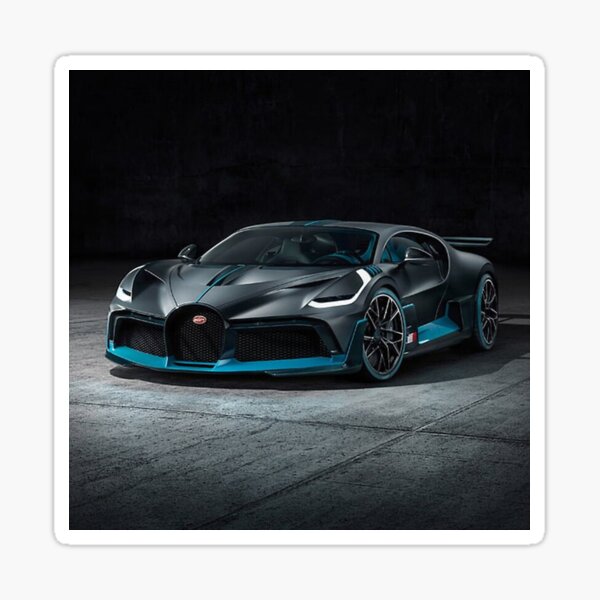 "Bugatti merchandise" Sticker by juliangerry | Redbubble