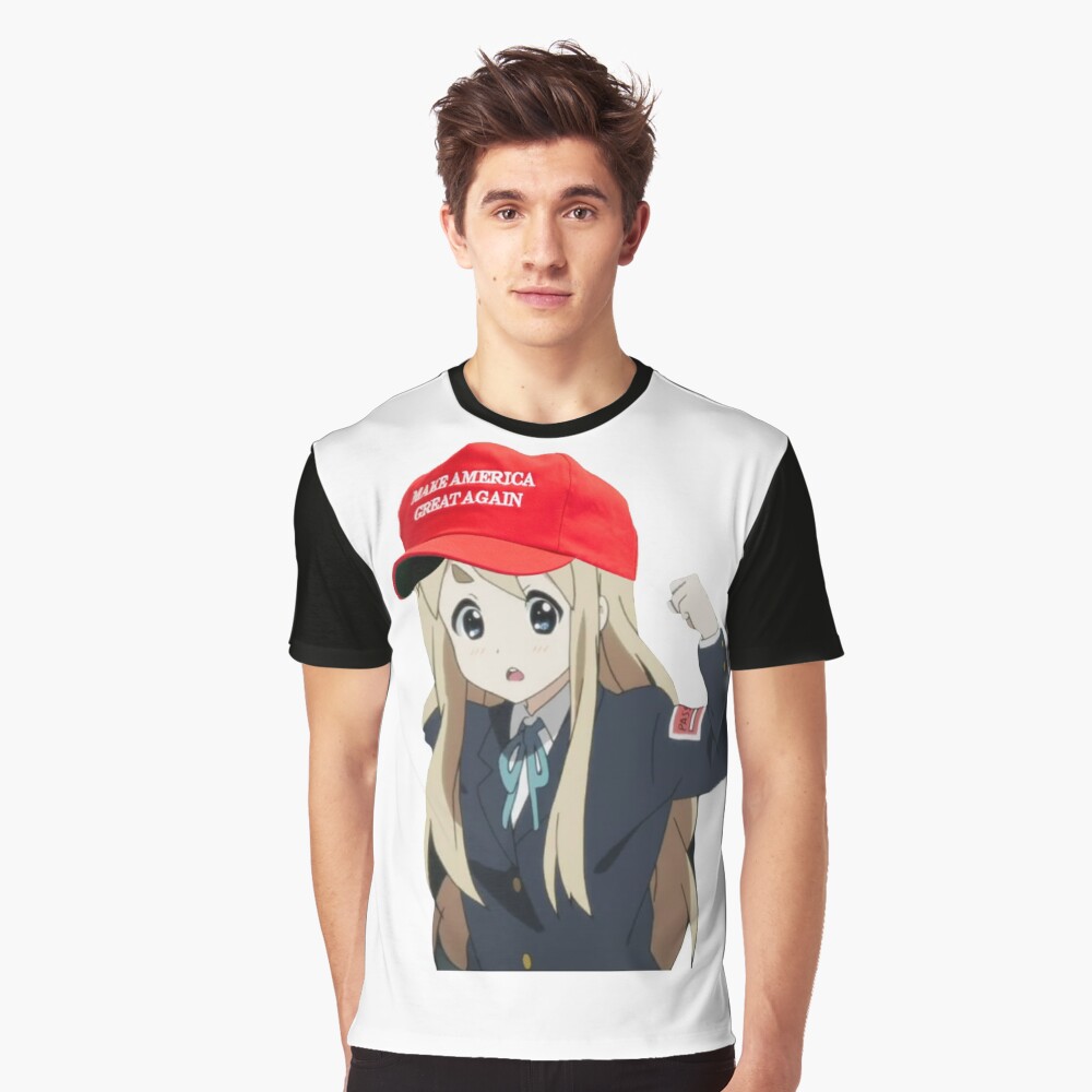 "Anime Girls For Trump Waifu MEME" Sticker by SmileIsil | Redbubble