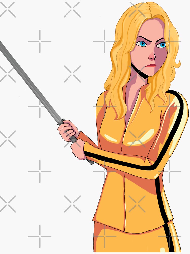 "Kill BIll" Sticker for Sale by parkerz | Redbubble
