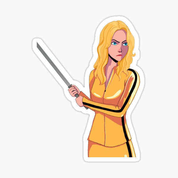 "Kill BIll" Sticker for Sale by parkerz | Redbubble