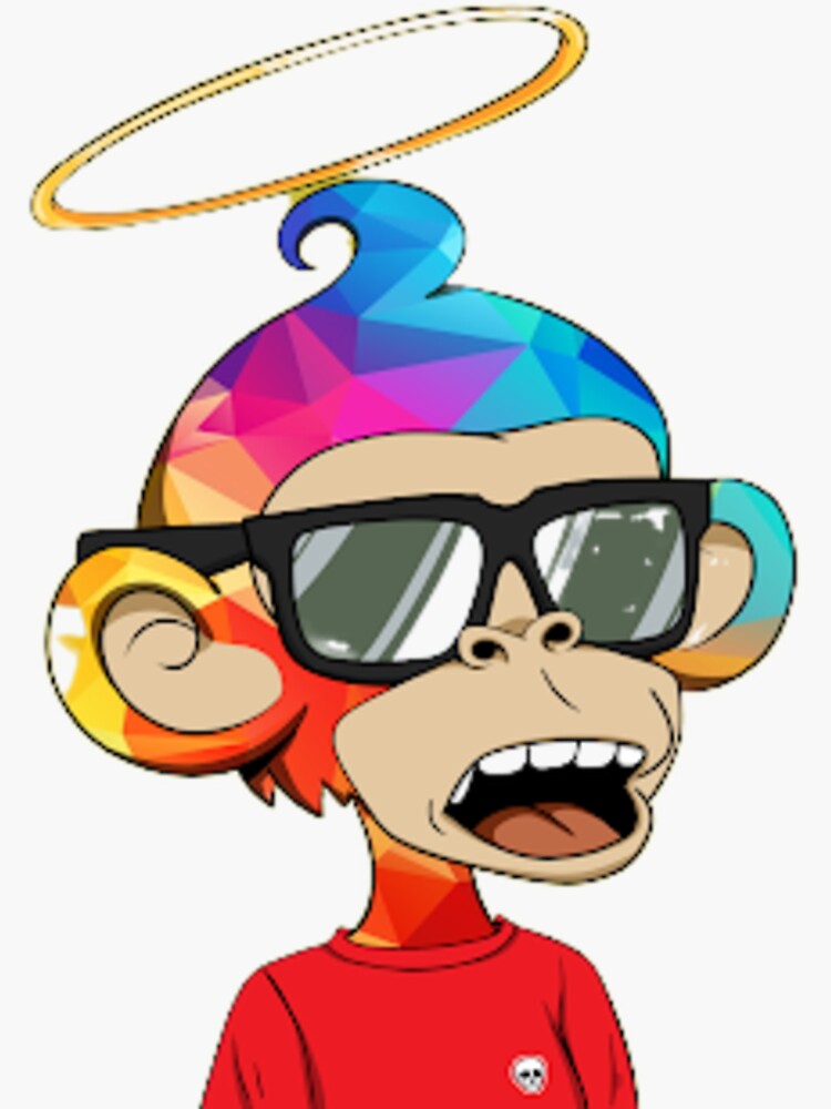 "ape angel" Sticker by DTSA | Redbubble