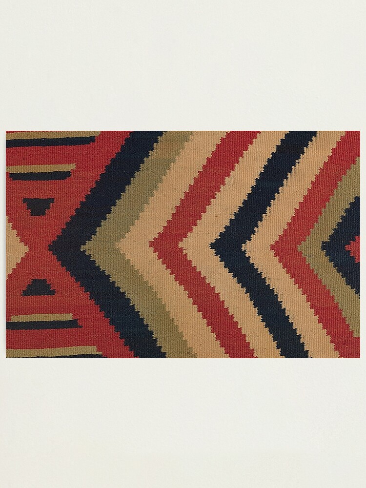 Lámina fotográfica «manta navajo, arte del sudoeste, arte nativo ...