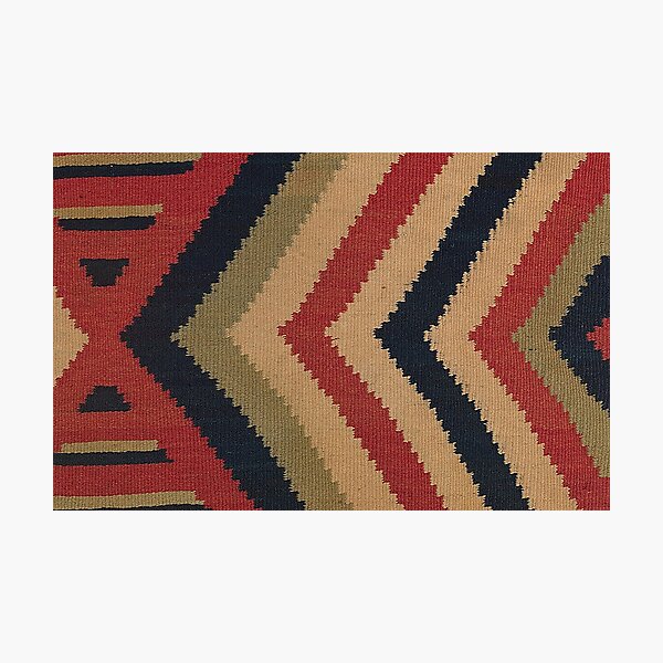 Lámina fotográfica «manta navajo, arte del sudoeste, arte nativo ...