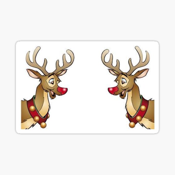 "Reindeer christmas" Sticker for Sale by berenbeer | Redbubble