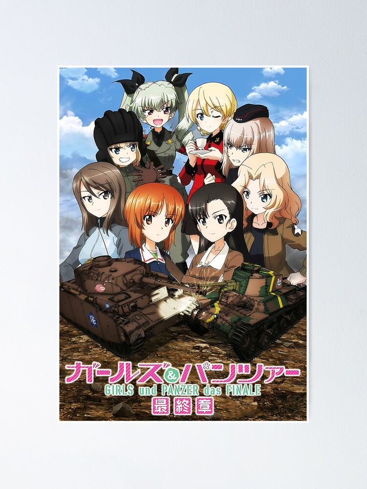 "Anime Girls Und Panzer The Finale" Poster for Sale by DrongsArtShop ...