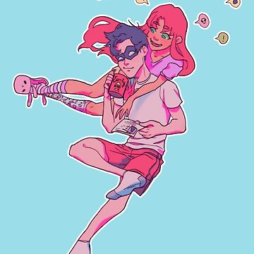 "teen titans good morning robstar" Sticker for Sale by queenlypirate ...