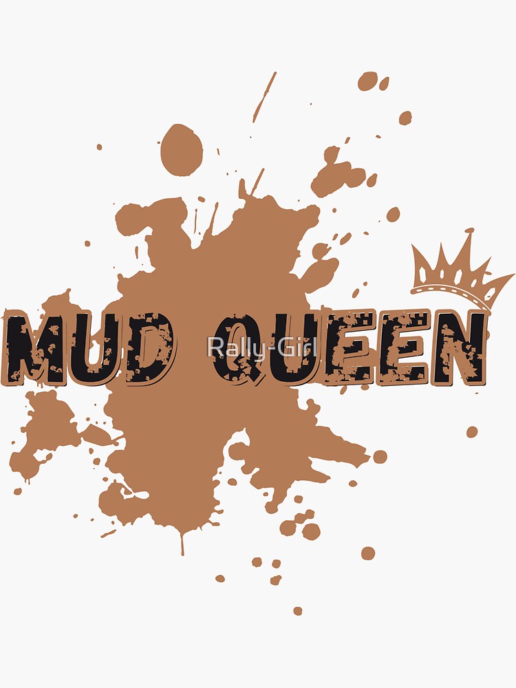 "Mud Queen -Motocross" Sticker for Sale by Rally-Girl | Redbubble