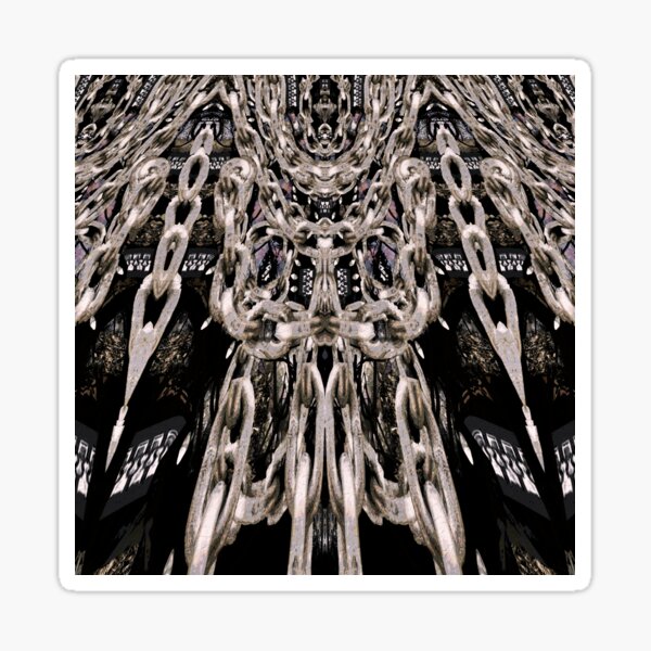 "Rusted Chains" Sticker for Sale by NatsArt | Redbubble