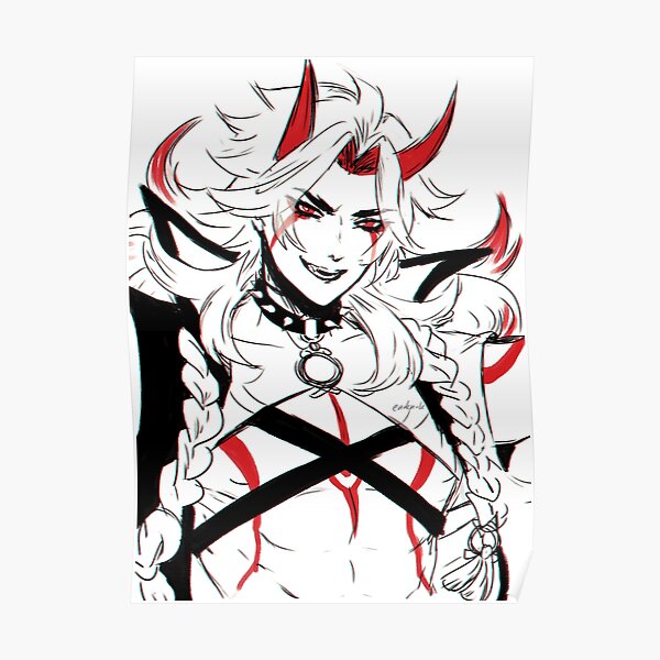 "Arataki Itto" Poster by madeinsky | Redbubble