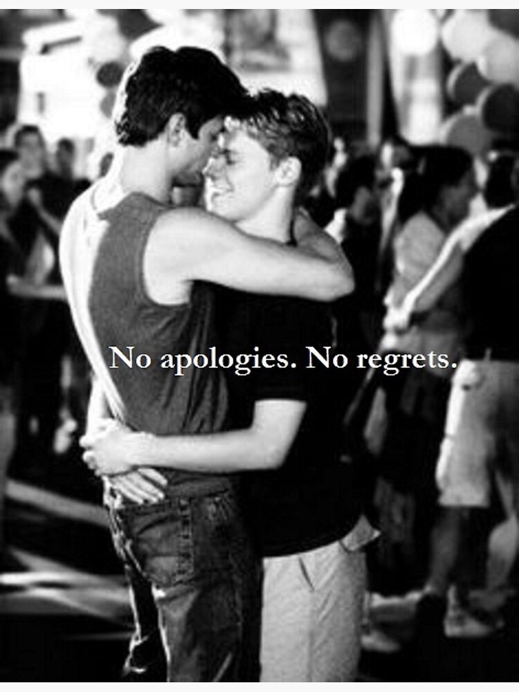 "No apologies. No regrets." Poster for Sale by SirBWarner | Redbubble