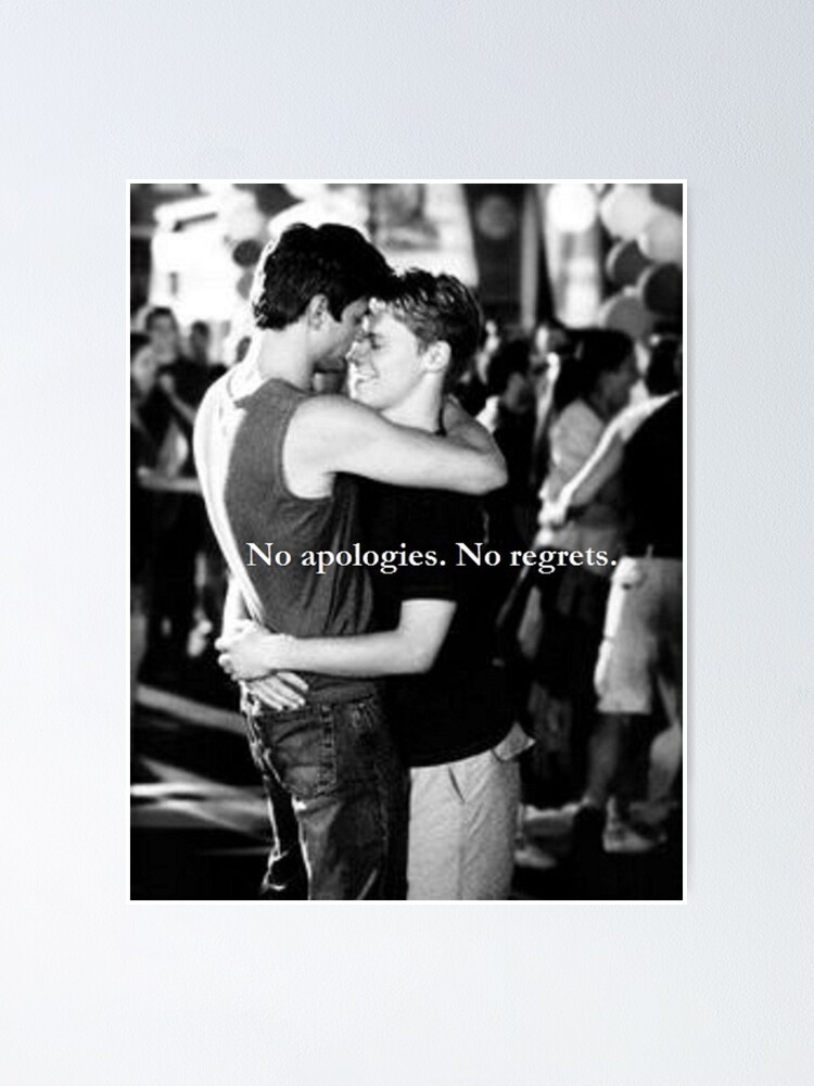 "No apologies. No regrets." Poster for Sale by SirBWarner | Redbubble