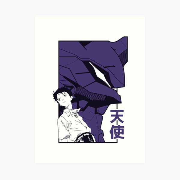 "Neon Genesis Evangelion Shinji Ayanami Rei Shinji Anime Manga" Art ...