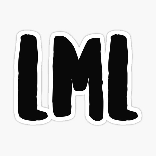 "lml" Sticker for Sale by eds36 | Redbubble