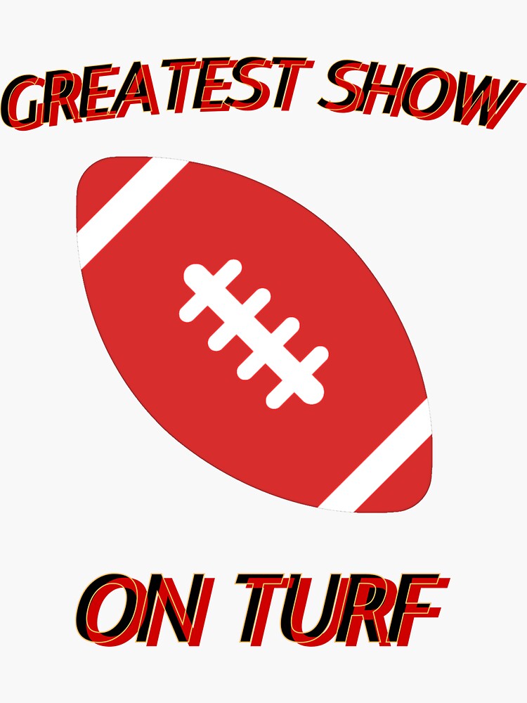 "Greatest Show on Turf Coaching Football America" Sticker for Sale by ...