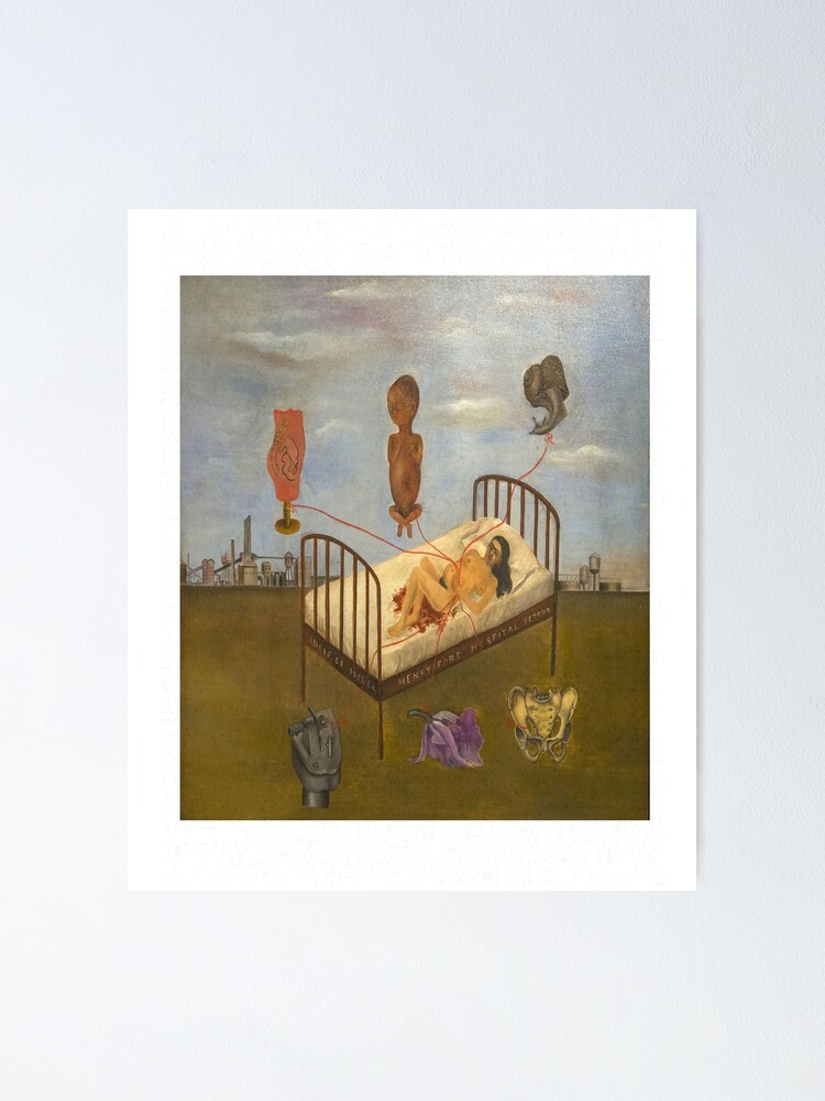 "Frida Kahlo Henry Ford Hospital 1932" Poster for Sale by Vitage-Art45 ...