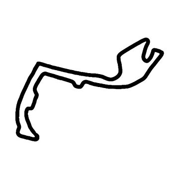 "Monaco Track Outline" Sticker for Sale by jordaypearce | Redbubble