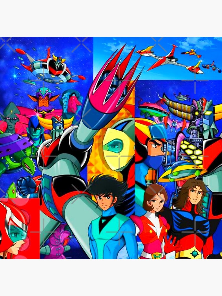 "Grendizer" Sticker for Sale by Creations7 | Redbubble