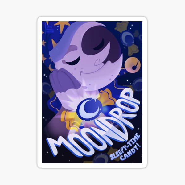 "Moondrop" Sticker for Sale by salneedscoffee | Redbubble