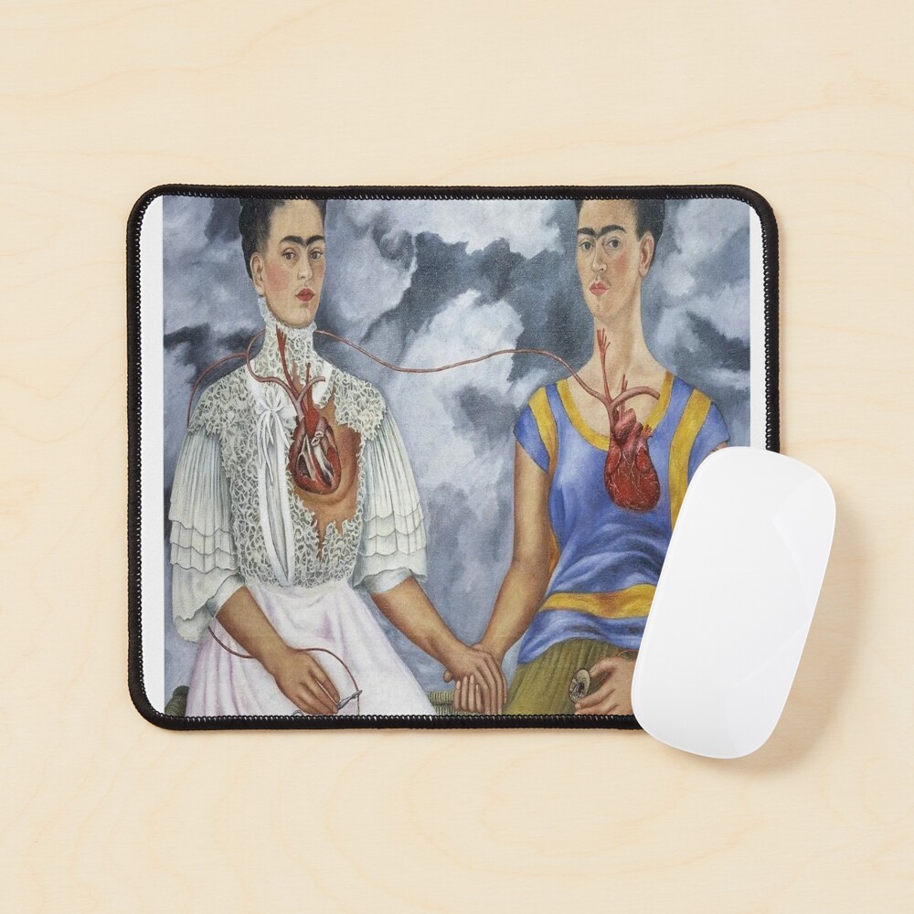 "Frida Kahlo The Two Fridas 1939" Mouse Pad by Vitage-Art45 | Redbubble