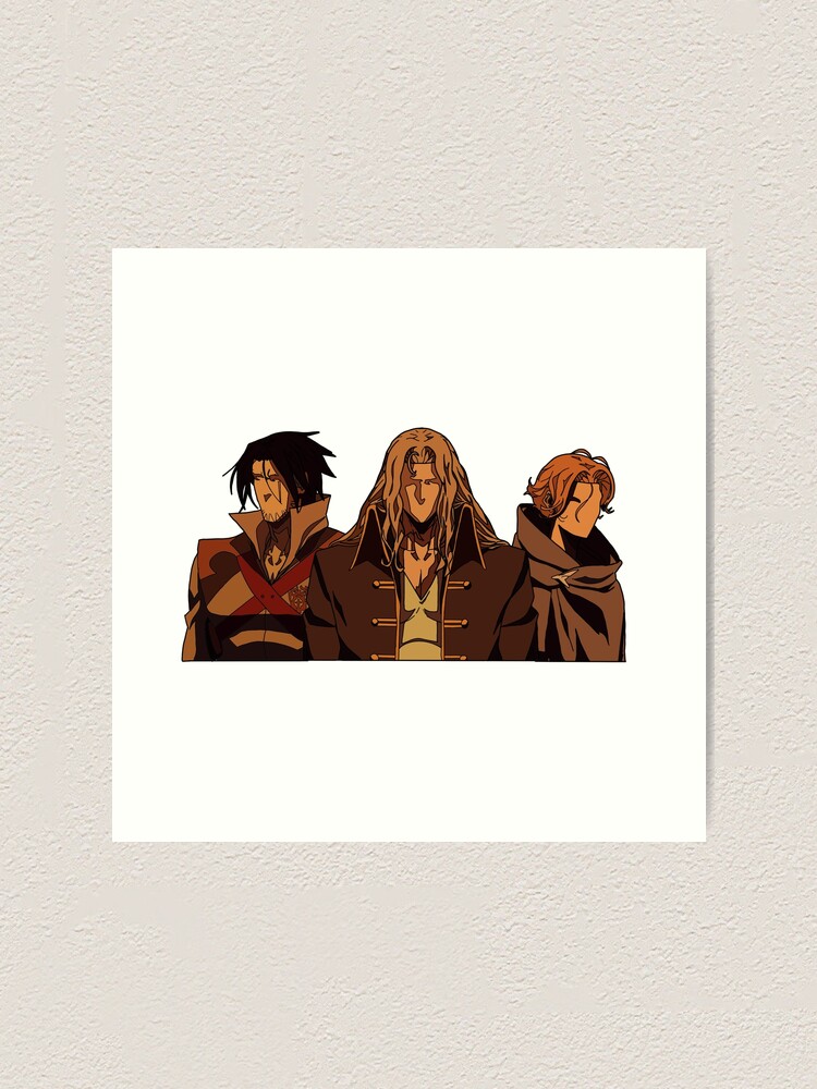"Trevor Alucard and Sypha Castlevania" Art Print for Sale by ...